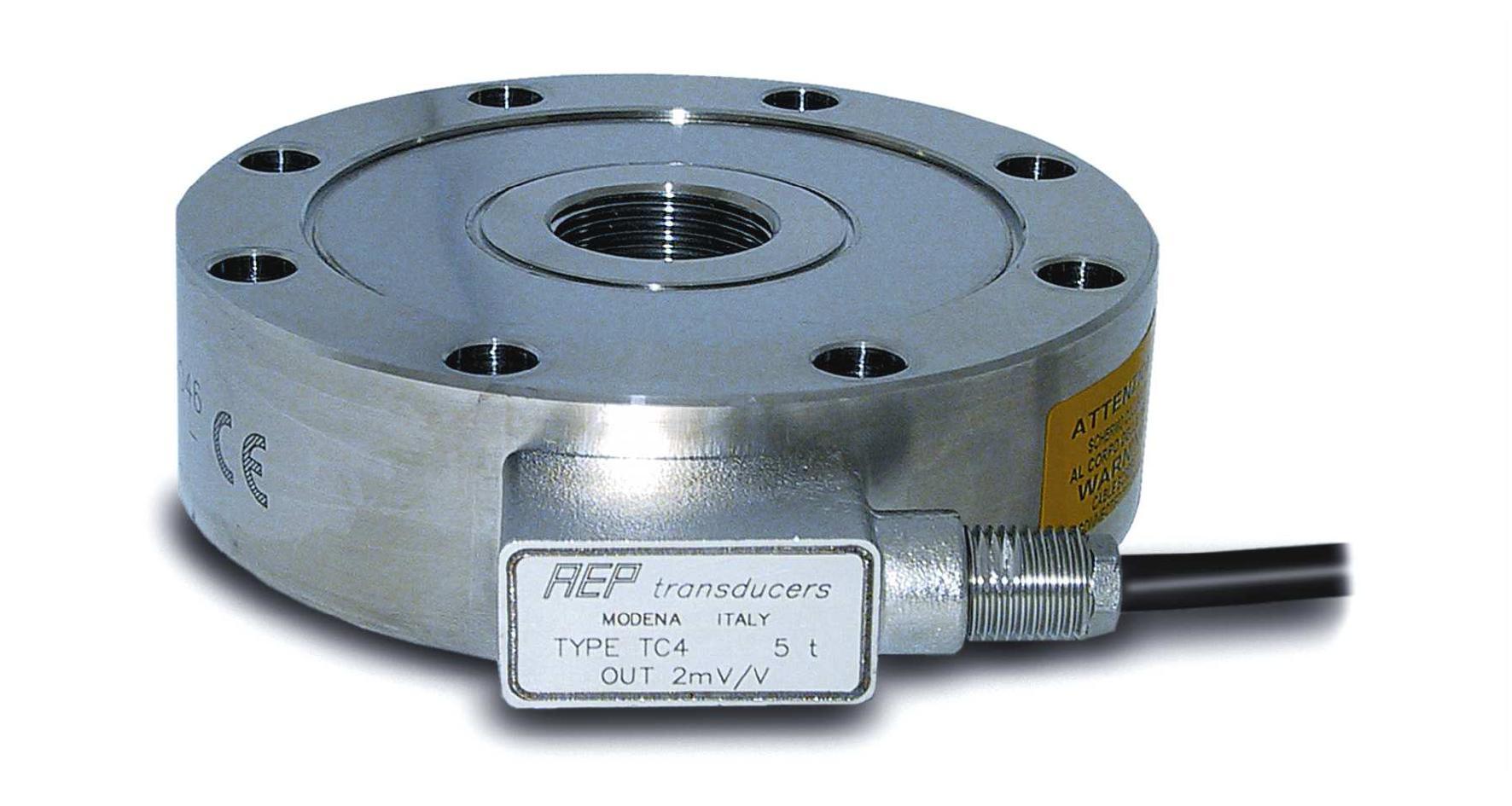 Transductores de fuerza tipo pancake para ensayos - Sensing